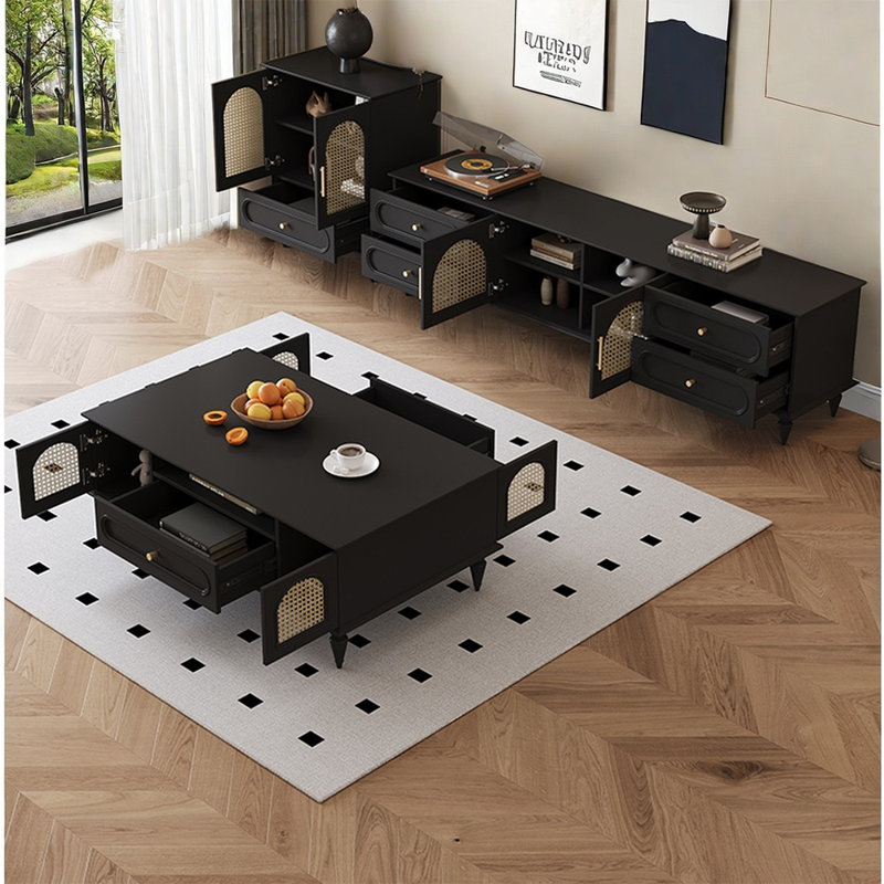 moonlight design Modern TV stand coffee table combination | Wayfair