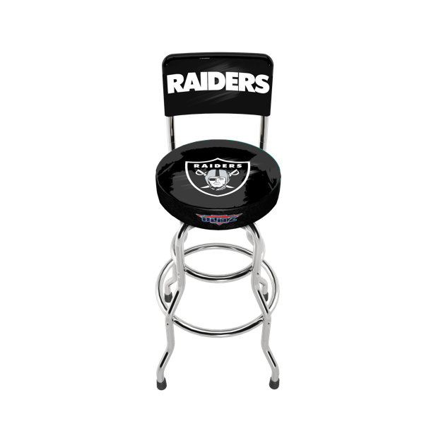 Arcade 1Up Las Vegas Raiders NFL Blitz High Back Adjustable Swivel ...