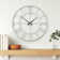 Sand & Stable Hartley Metal Wall Clock & Reviews | Wayfair