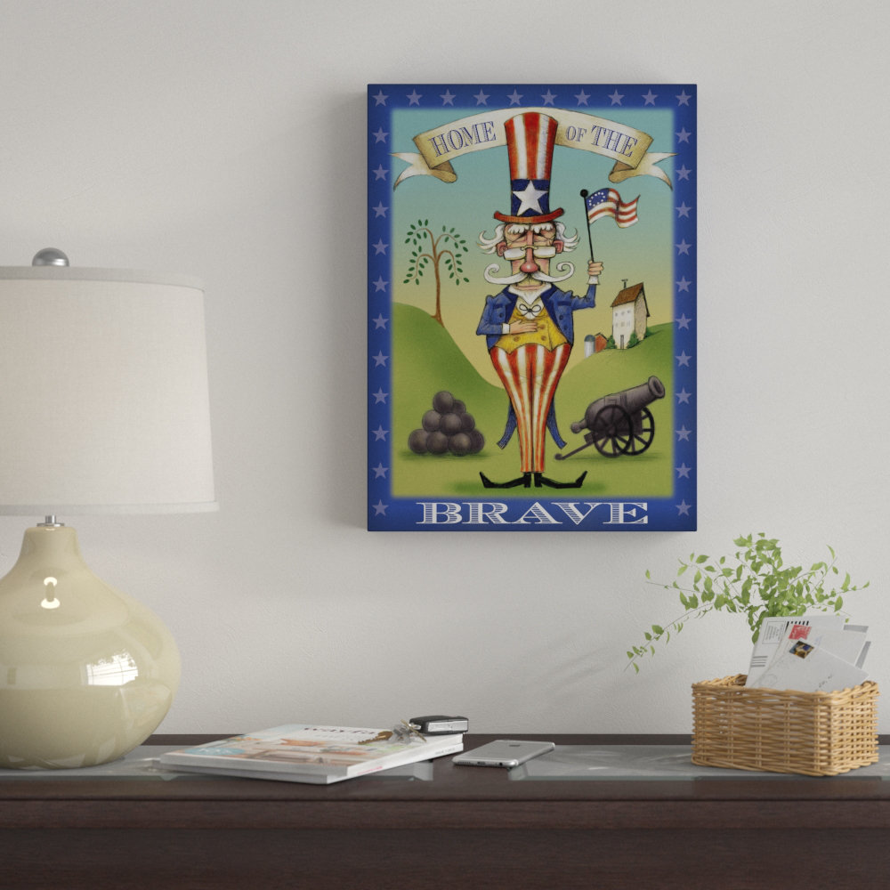The Holiday Aisle® 'Uncle Sam Portrait' Acrylic Painting Print on ...