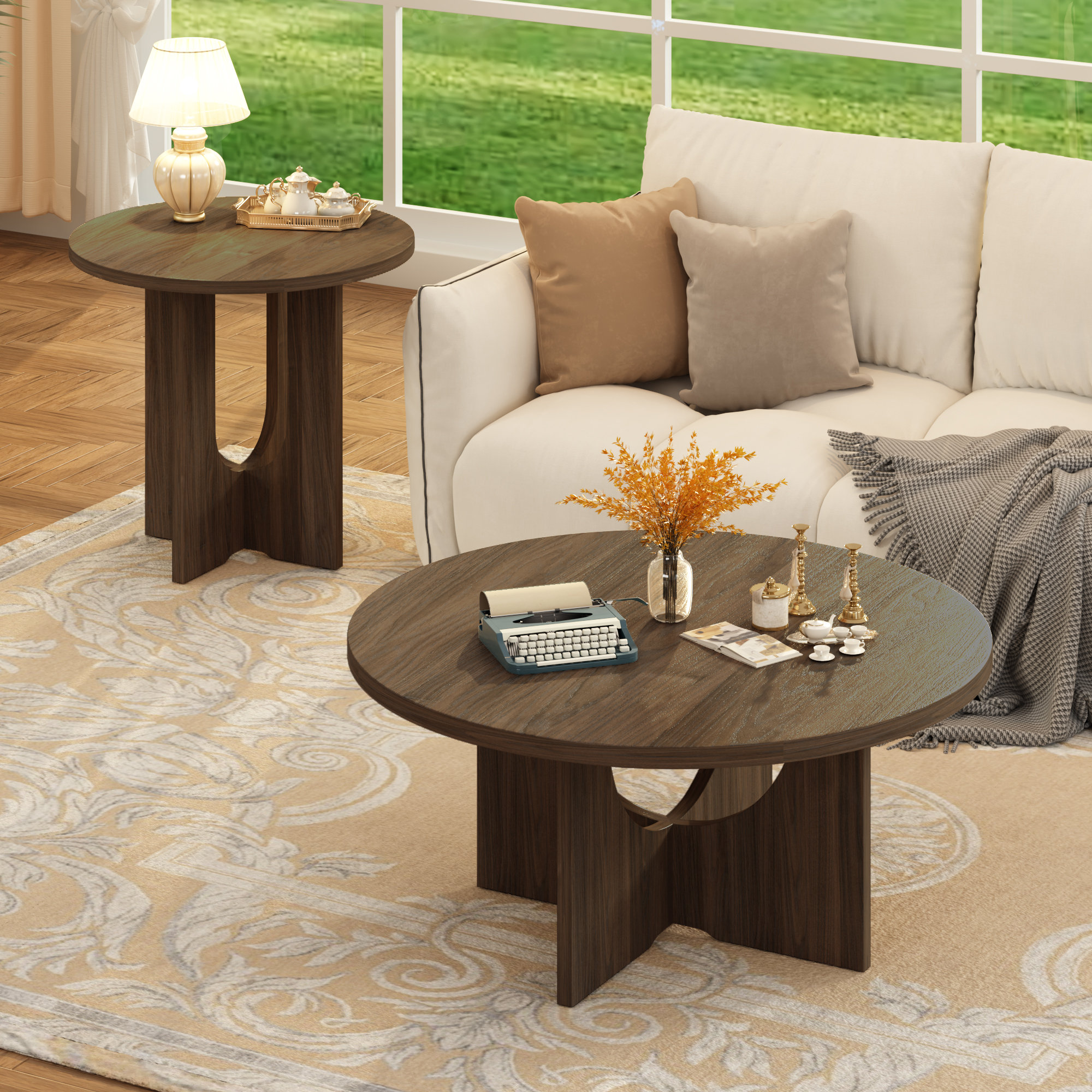 Latitude Run® Dowski 2 - Piece Living Room Table Set | Wayfair