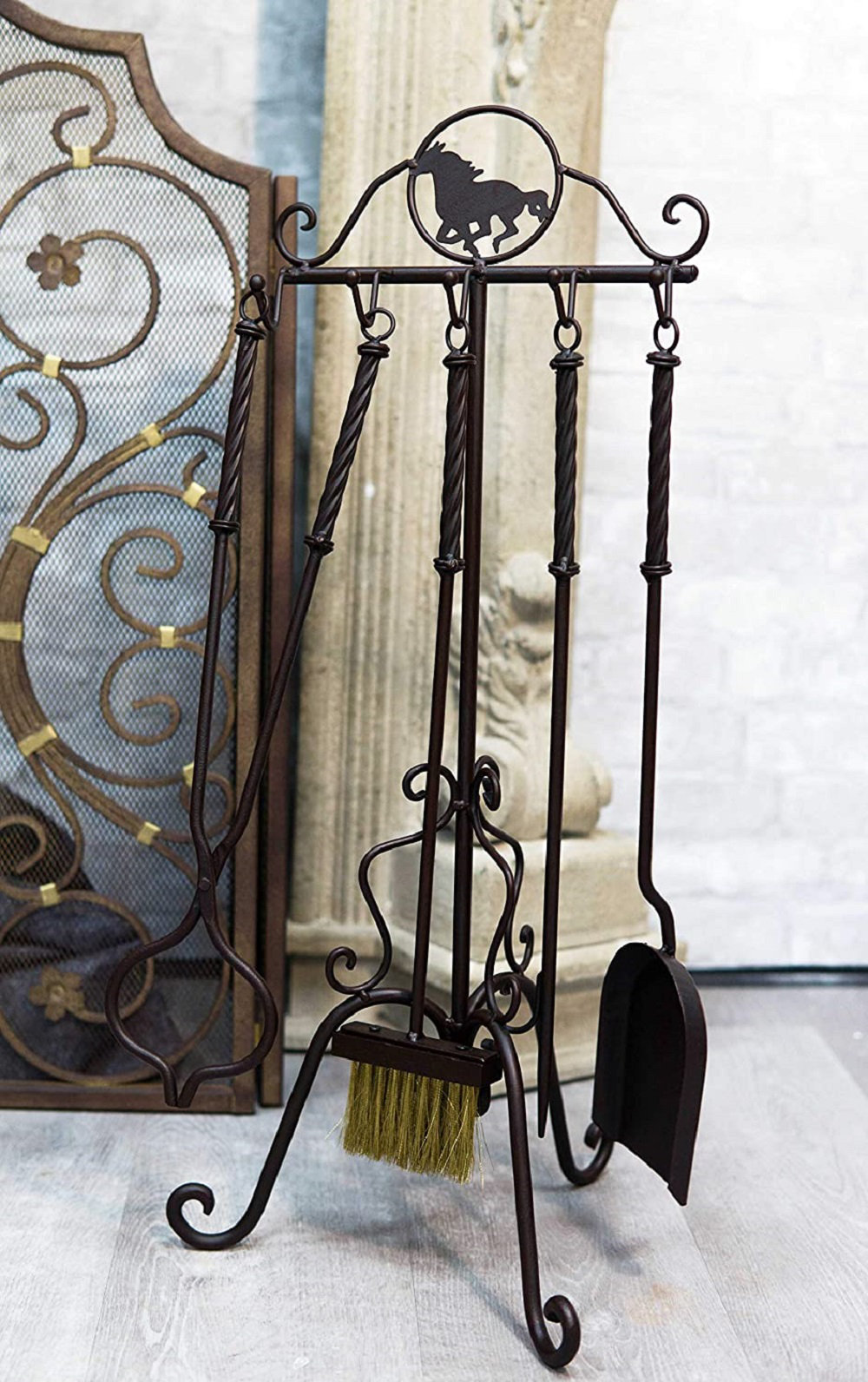 Wildon Home® Ruaraidh Iron Fireplace tool or tool set | Wayfair