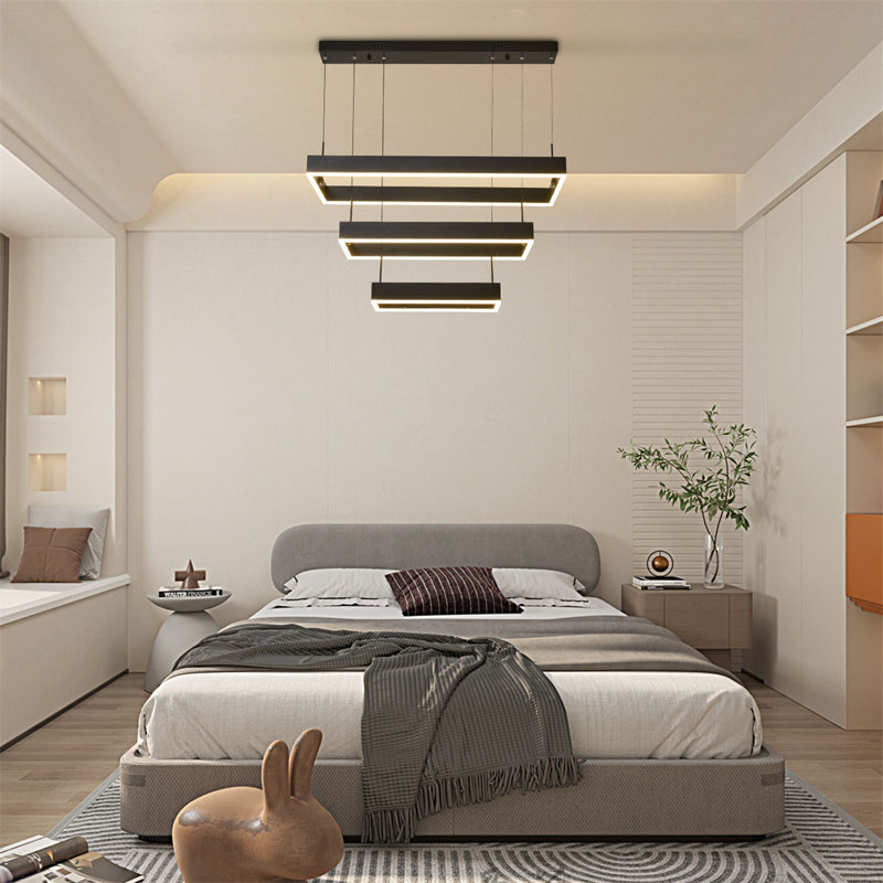 Wrought Studio™ Coralyne 3-layers Unique Dimming LED Chandelier ...