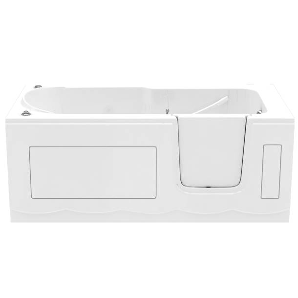Therapeutic Tubs Stream 59.6'' x 30'' Walk-in Acrylic Bathtub | Wayfair