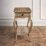 Kelly Clarkson Home Francoise 23" Wide Rustic Wooden End Table with 1 ...