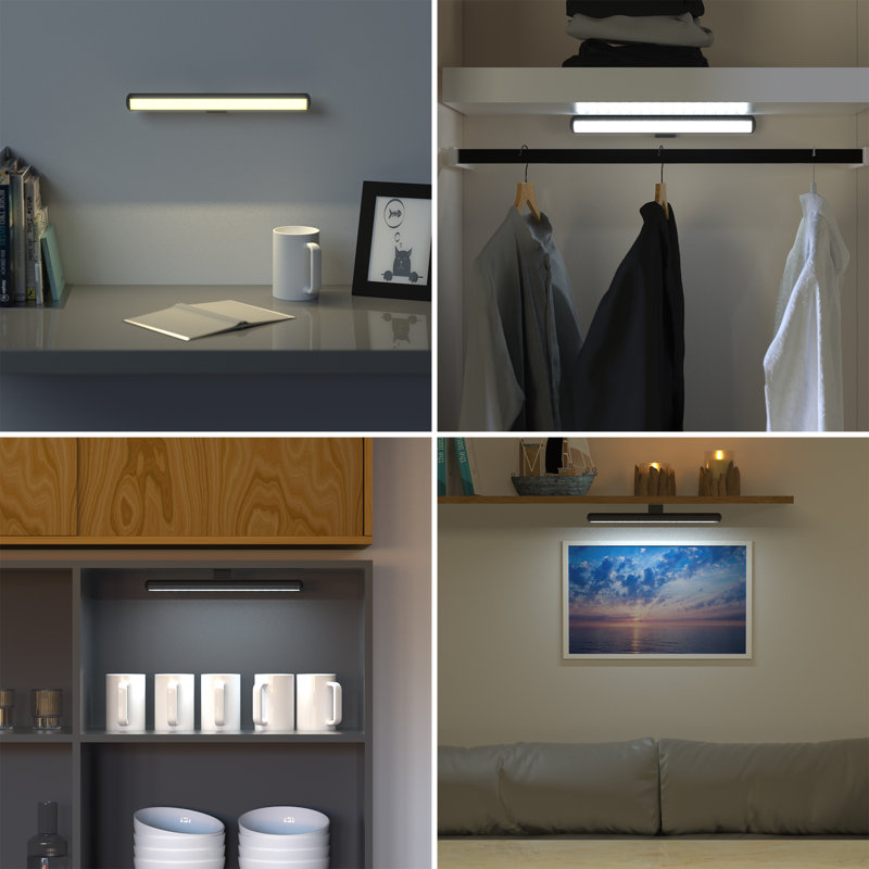 Wrought Studio™ 7.67'' Dimmable LED Wall Mounted Picture Light with ...