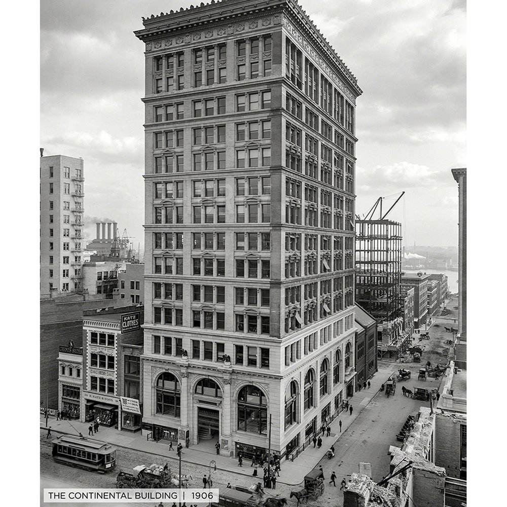 Ebern Designs Continental Building, Historic Baltimore - Wrapped Canvas ...
