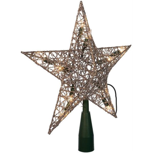 Kurt Adler Tree Topper - Lighted | Wayfair