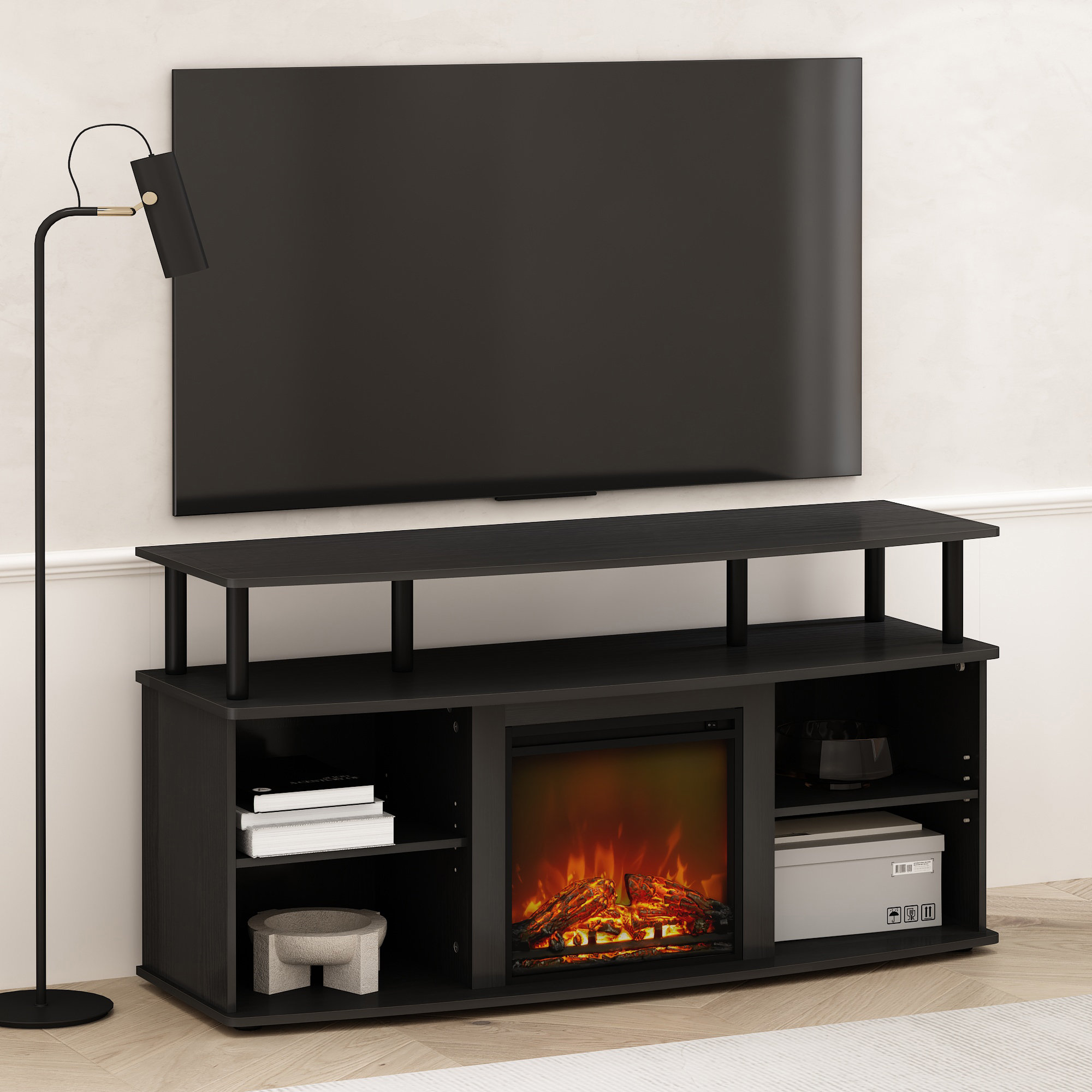 Latitude Run® Buckner 47.24'' W Storage Credenza with Electric ...