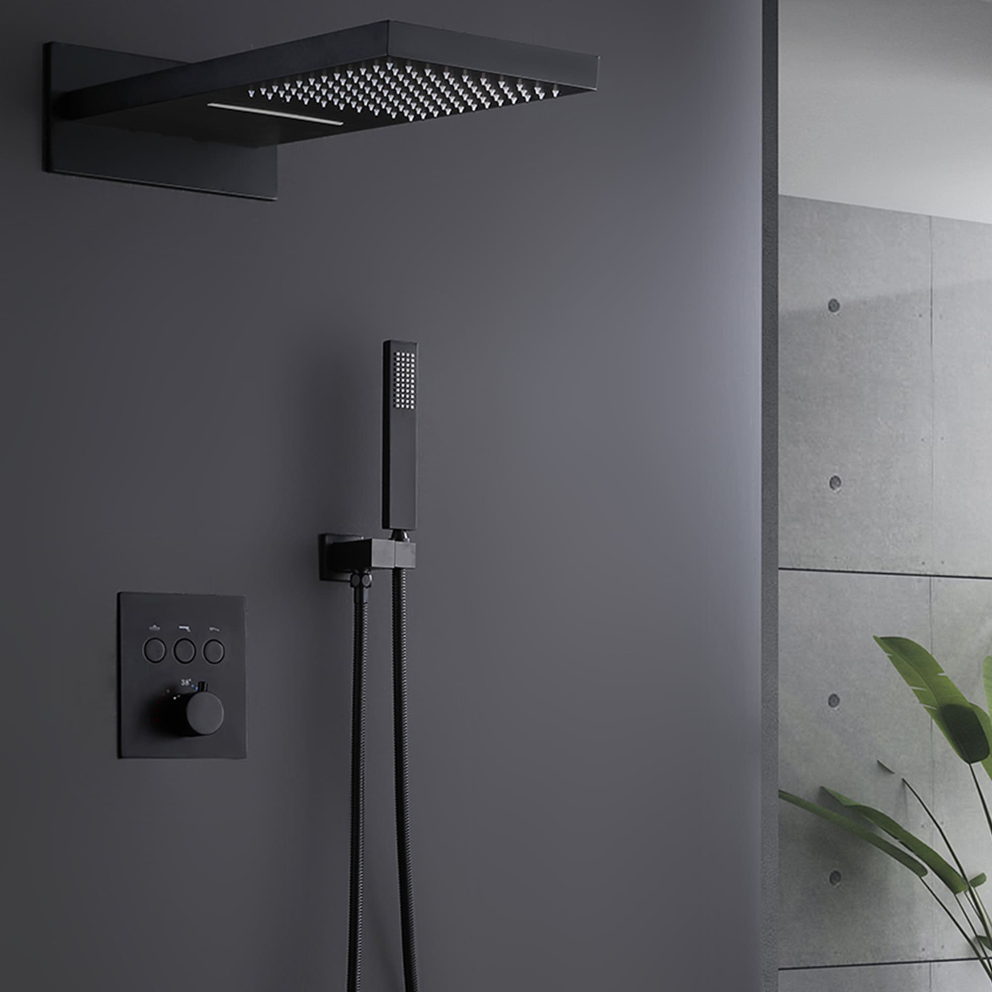 KIKO HOME Complete Shower System with Rough in-Valve | Wayfair