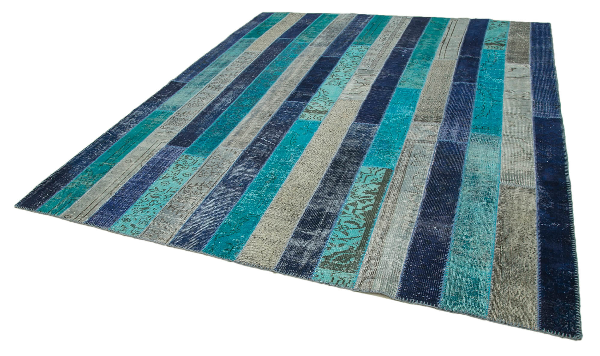 Rug N Carpet Kırk Yama Hand Knotted Patchwork Rug | Wayfair