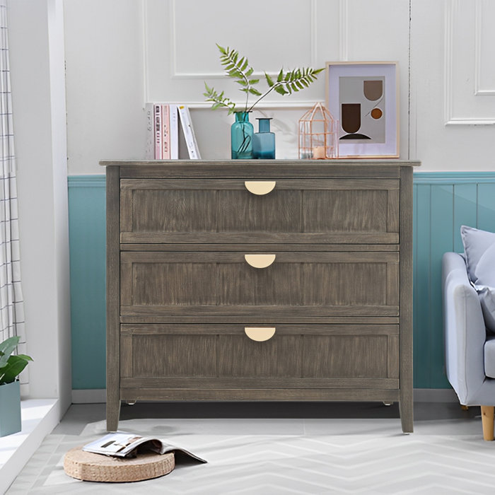 Winston Porter Junious 3 - Drawer Dresser | Wayfair