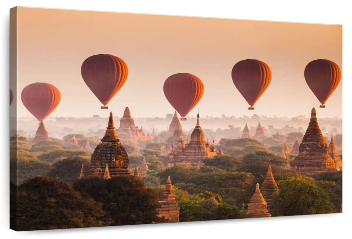 Elephant Stock Balloons Over Bagan Temples - Wayfair Canada