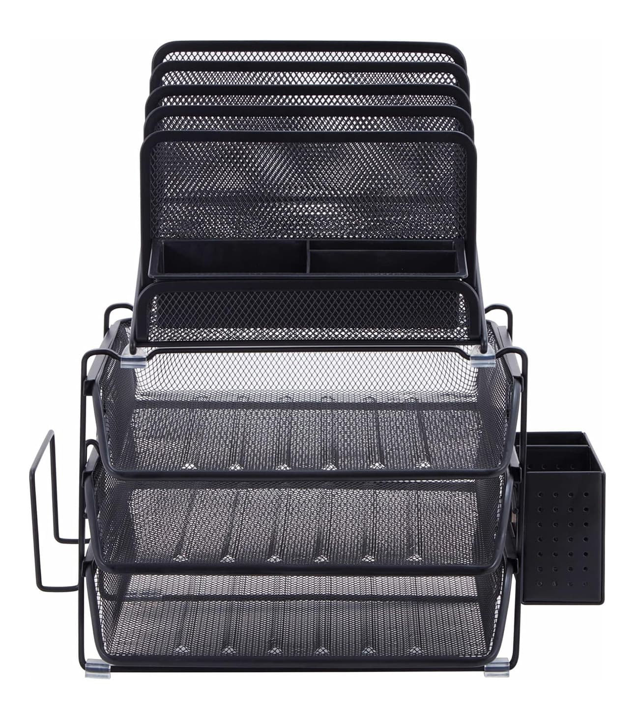 Latitude Run® Four-tiered Desktop Organizer with Dividers - Wayfair Canada