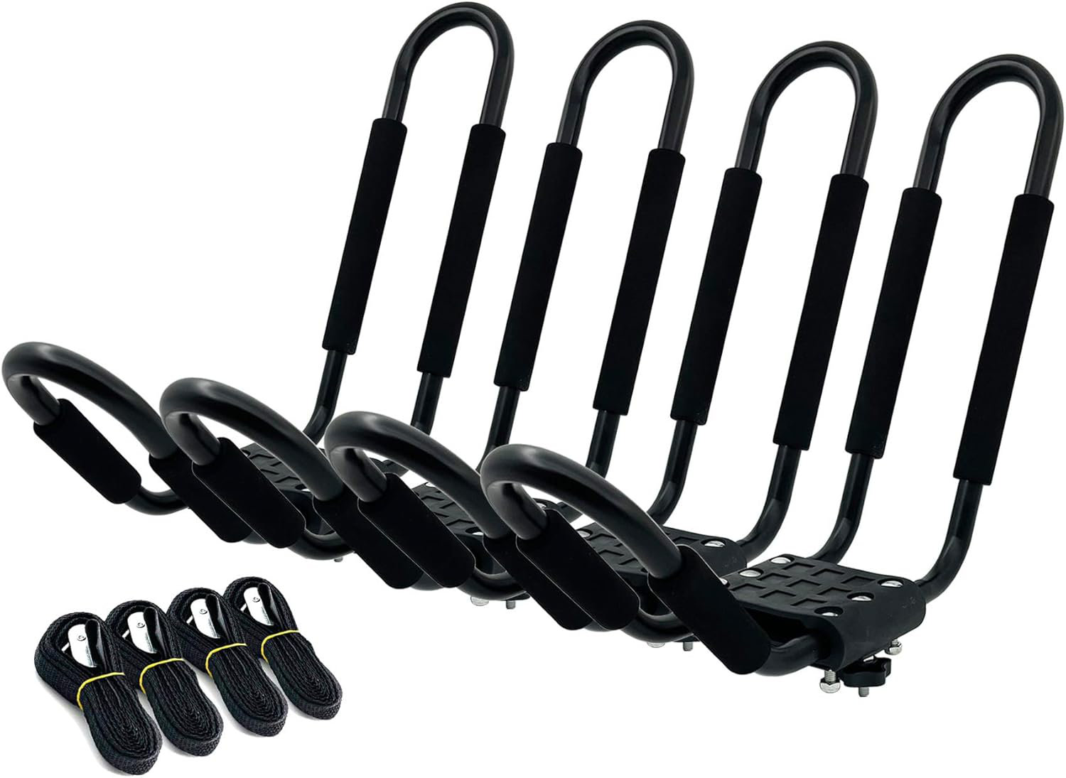 Wrought Studio Kayak Roof Rack for 2 Kayaks Carrier, Kayak J Bar Hooks ...