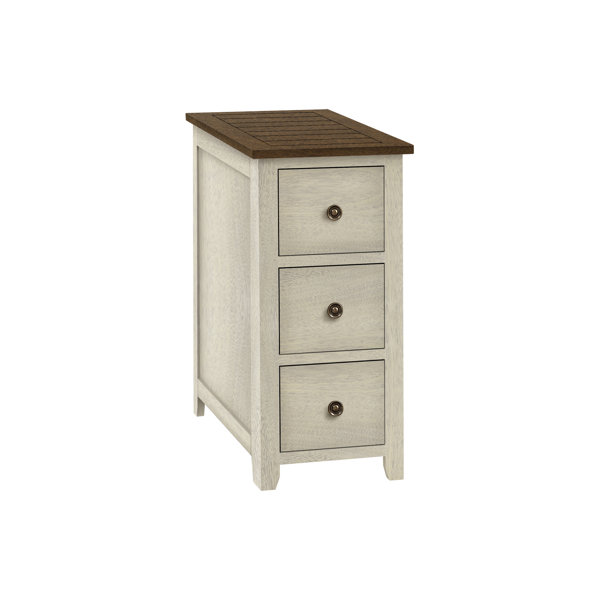 Gracie Oaks Solanus 3 - Drawer End Table | Wayfair