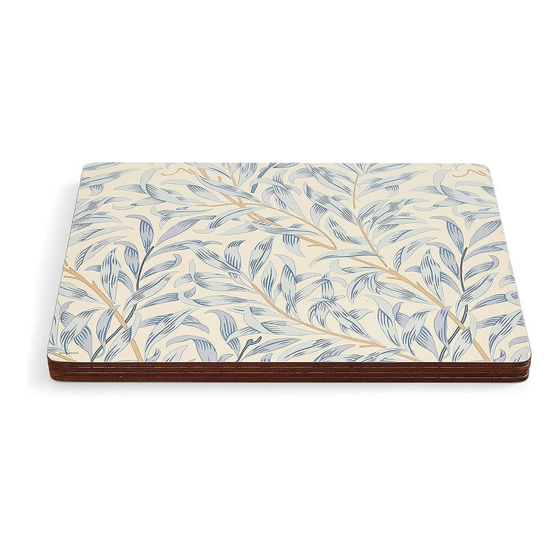 AMIZOY Placemats | Set of 4 | Heat Resistant Mats | Cork-Backed Board ...