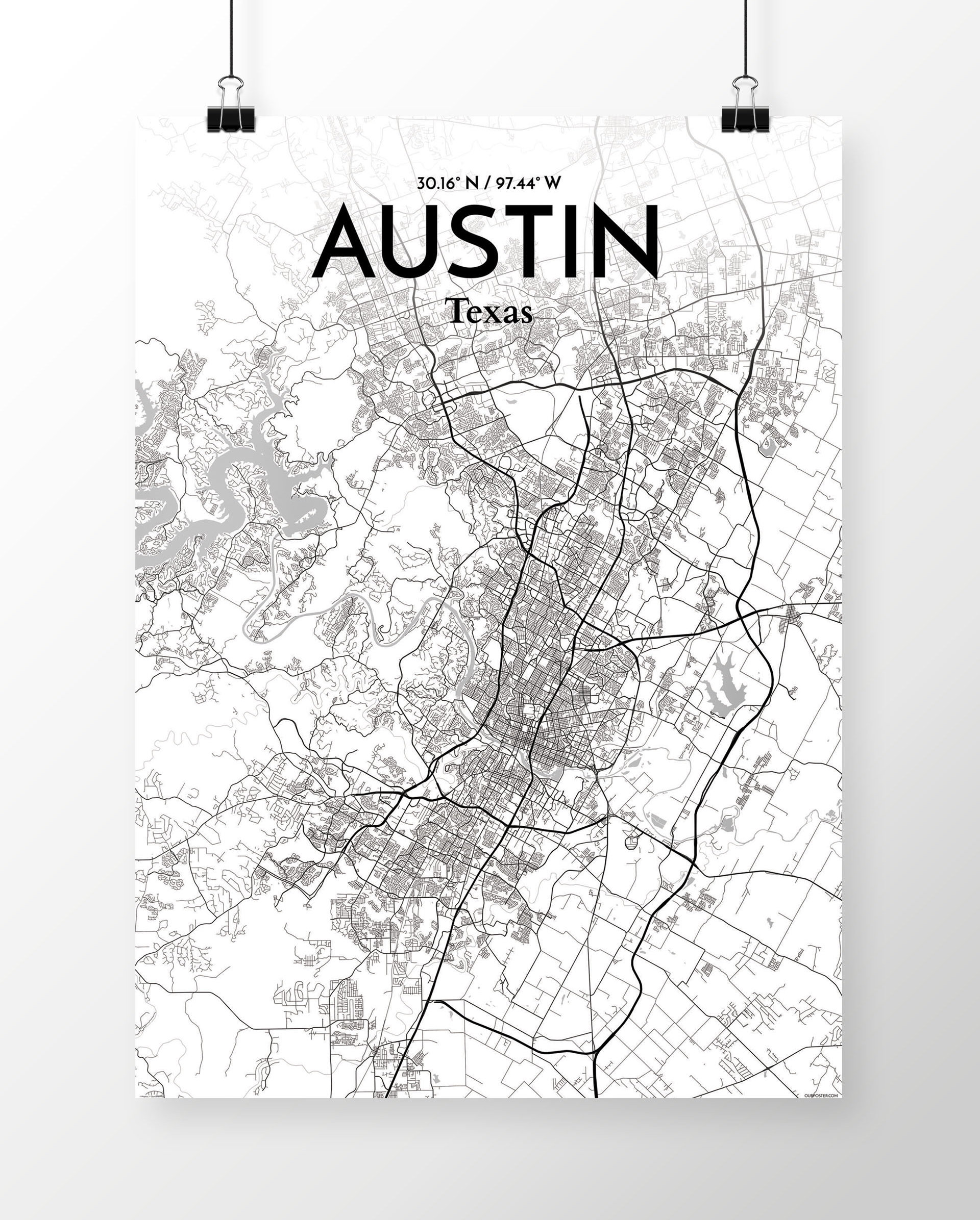 Printable Map Of Texas Austin