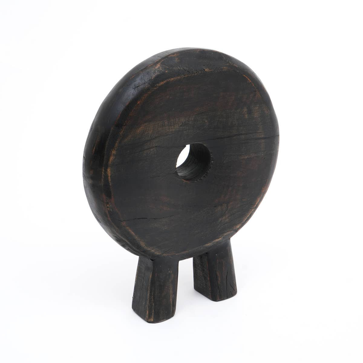Millwood Pines Cruson Decorative Wood Black Tabletop/ Table Décor for ...