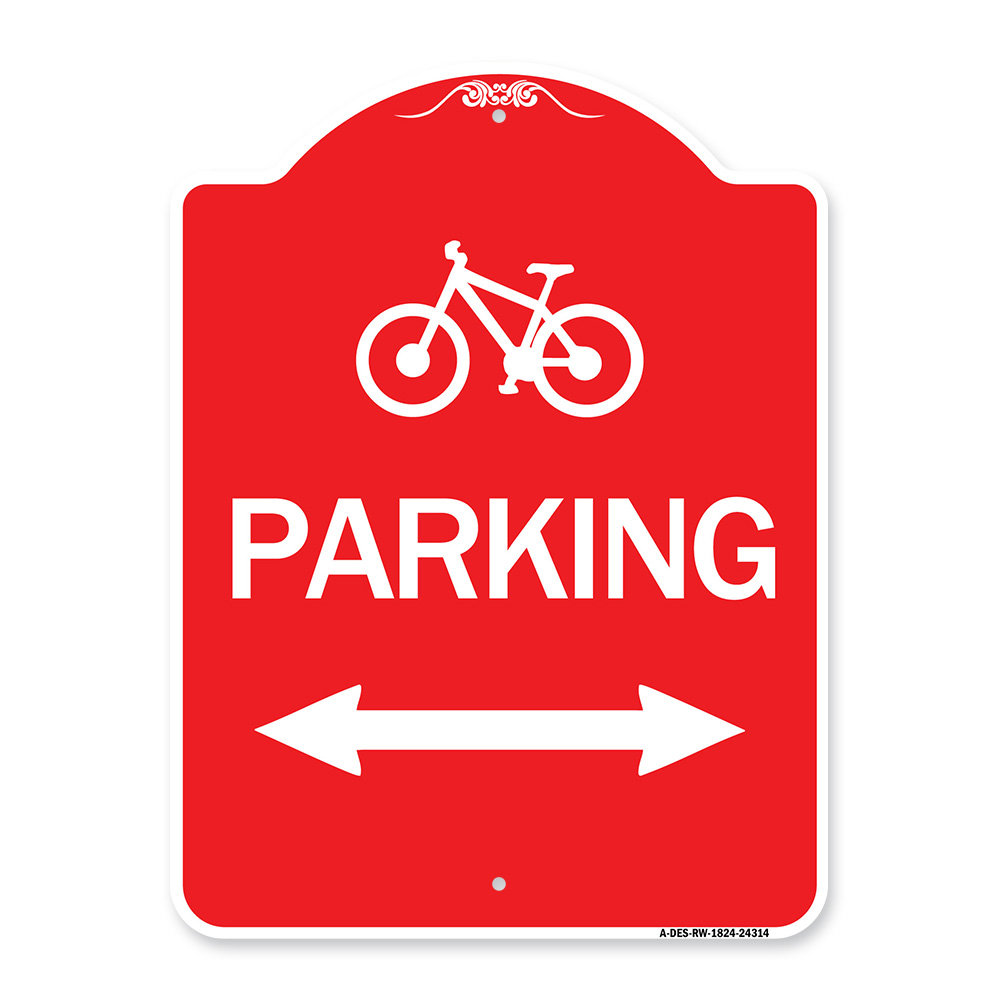 SignMission Signmission Designer Series Sign - Bicycle Symbol, Parking ...