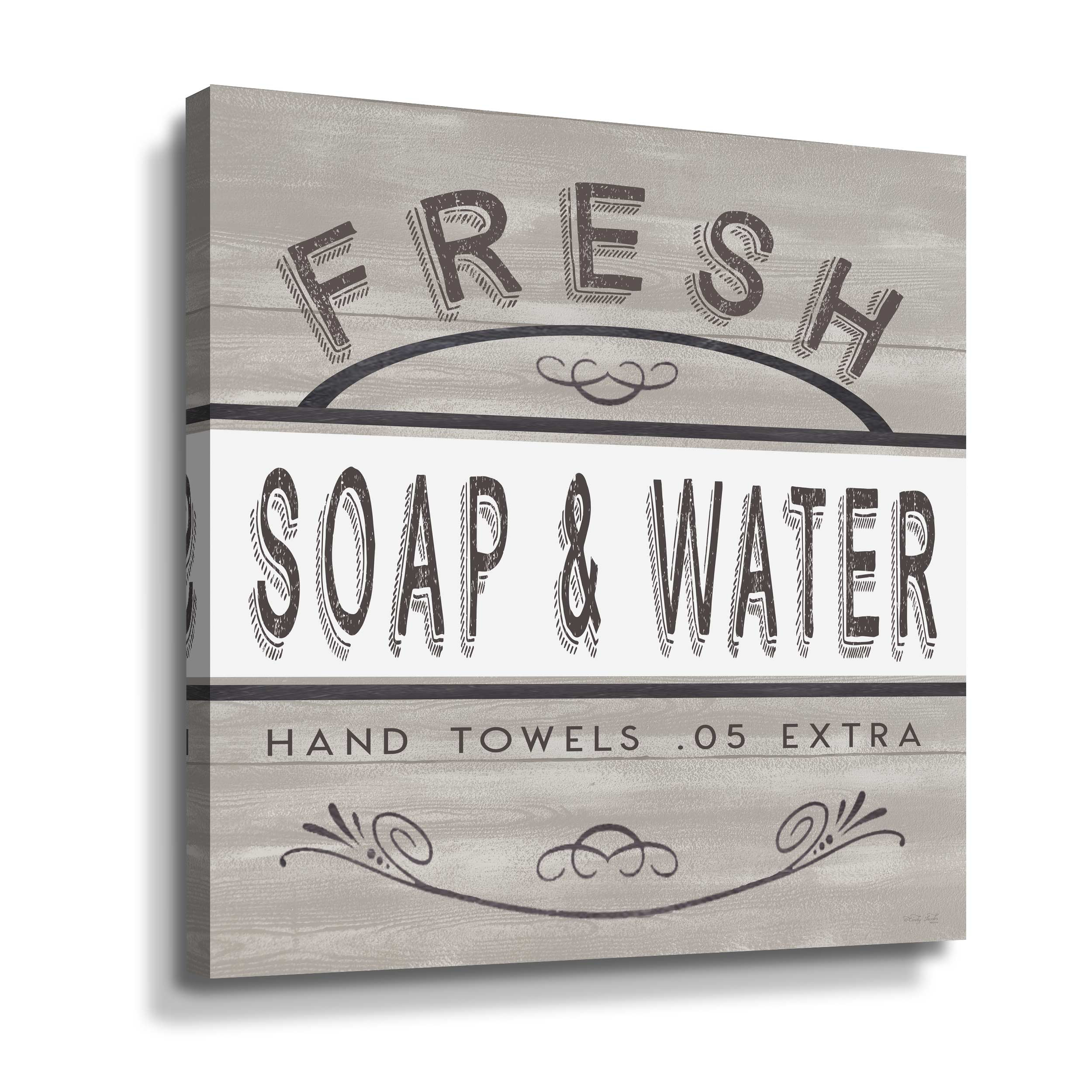 August Grove® "Soap and Water" Canvas Print by Cindy Jacobs Rustic ...