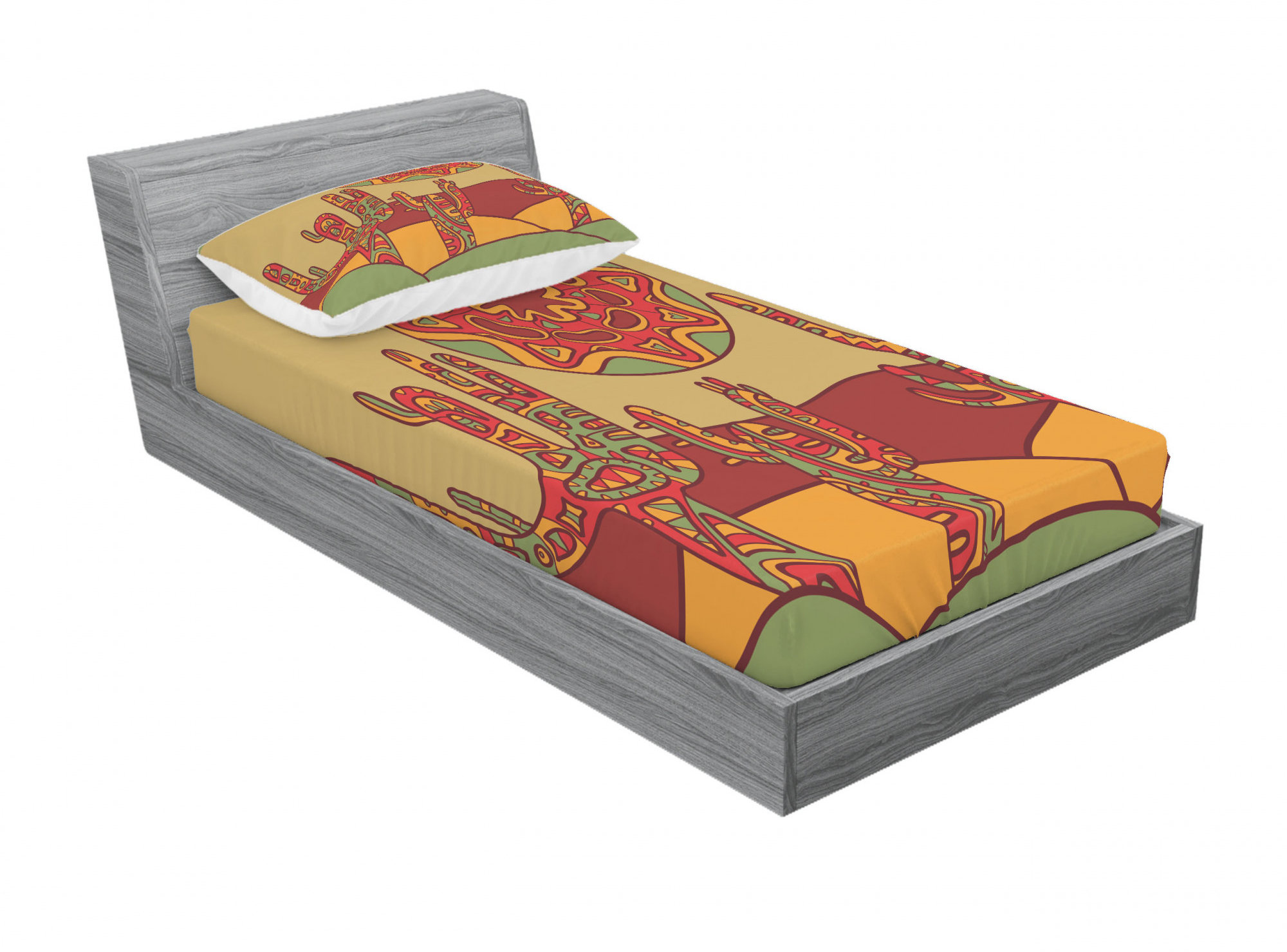 Ambesonne Cactus Sheet Set | Wayfair