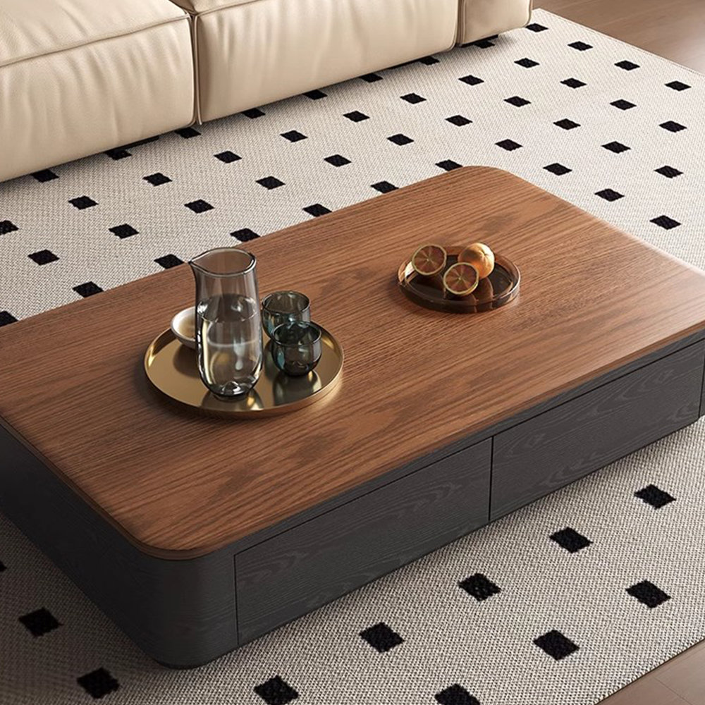 Orxva Galaxy Medieval style minimalist solid wood coffee table | Wayfair