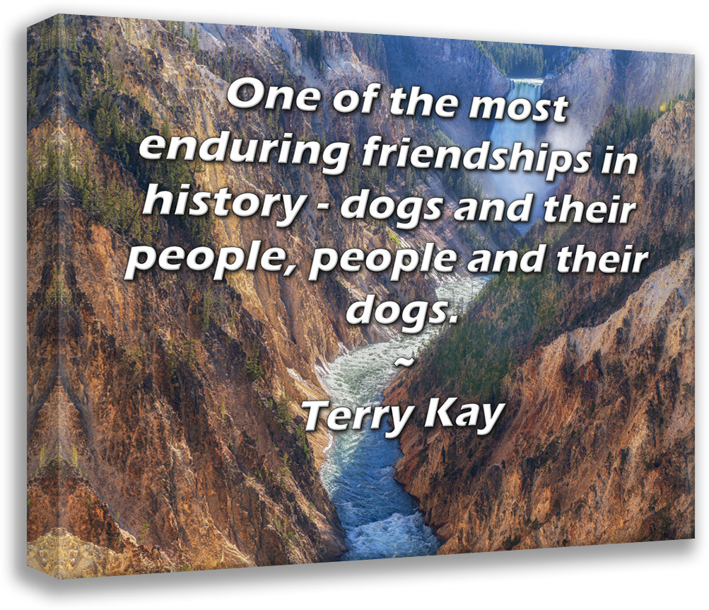 Astoria Grand ArtsyQuotes Gallery Wrapped Canvas By Terry Kay: "One of ...
