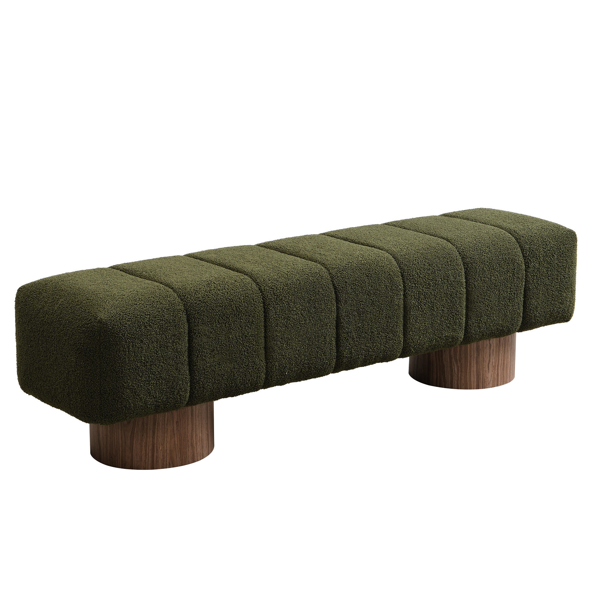Latitude Run® 18" High Boucle Bench With 11" - Density Foam, Many ...