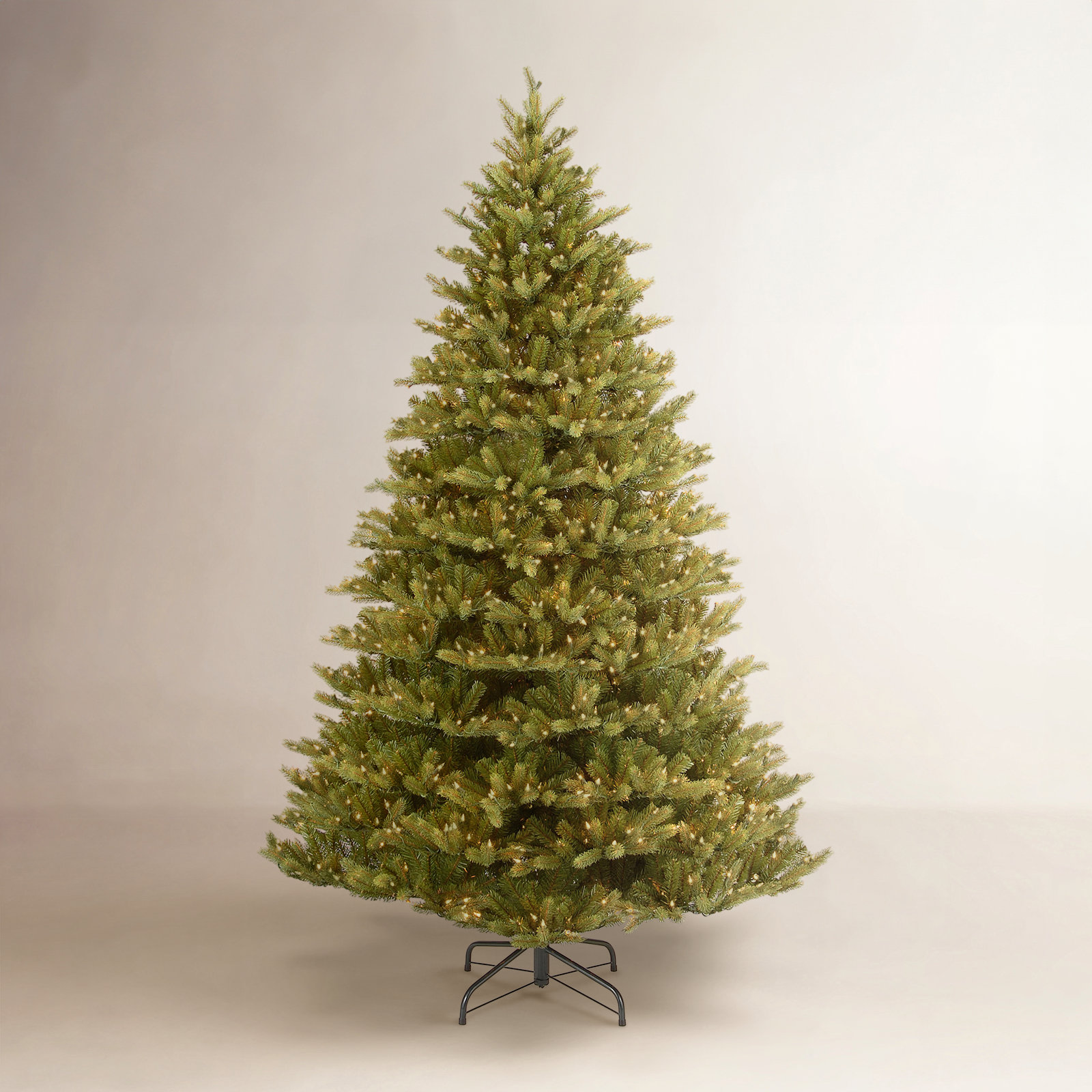 The Holiday Aisle® 7.5 ft. Normandy Fir Tree with Clear Lights ...