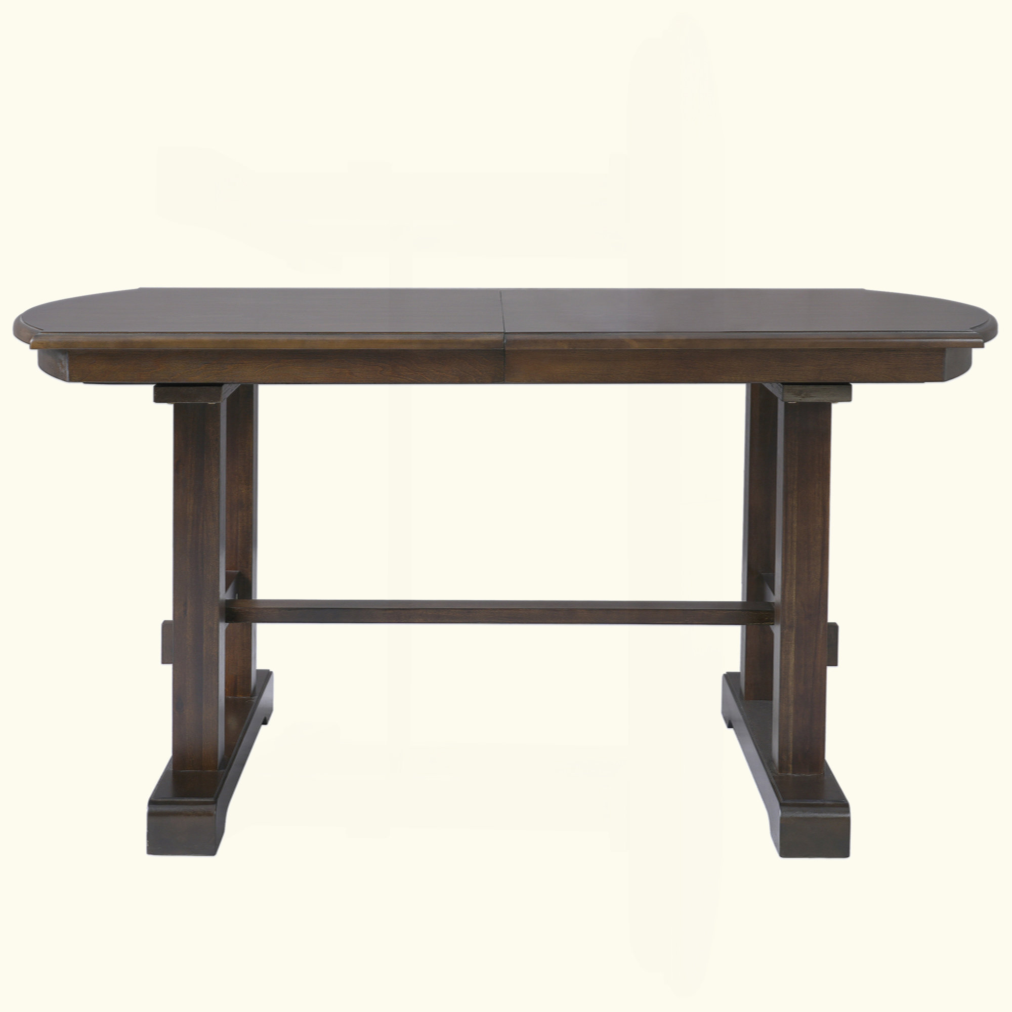 Tech Cube 60"-78" Extendable Dining Table, Farmhouse Wooden Kitchen ...