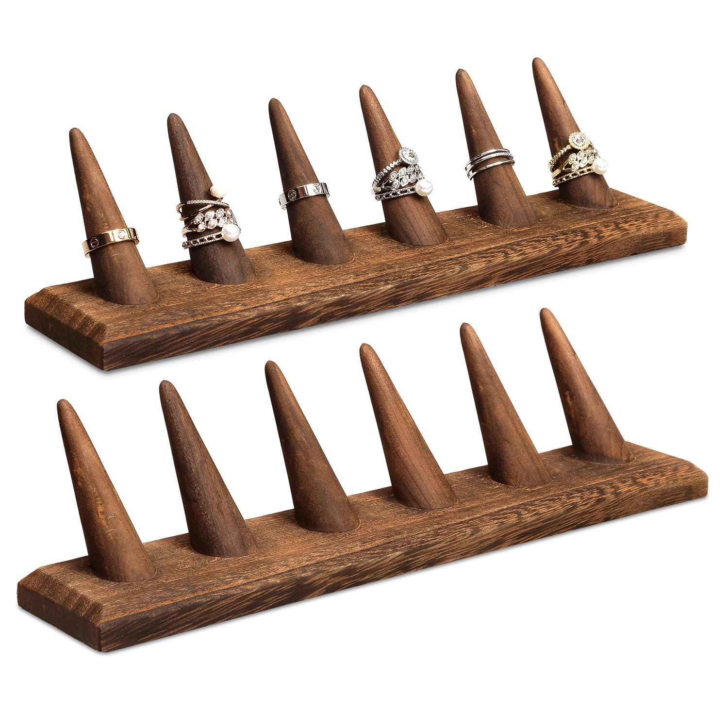 Mercer41 Two-Piece Ring Holder Set, Dimensions: 11 X 2 1/4 X 2 3/4 ...