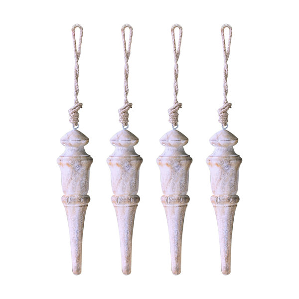 The Holiday Aisle® Mango Wood Finial Ornament - Wayfair Canada