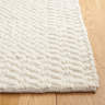 Wade Logan® Bowan Solid Color Hand Loomed Wool/Cotton Area Rug in Ivory ...