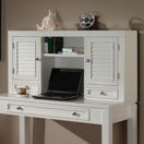 Lark Manor Assiah 5 Piece Solid Wood L-Shaped Computer Desk Office Set ...