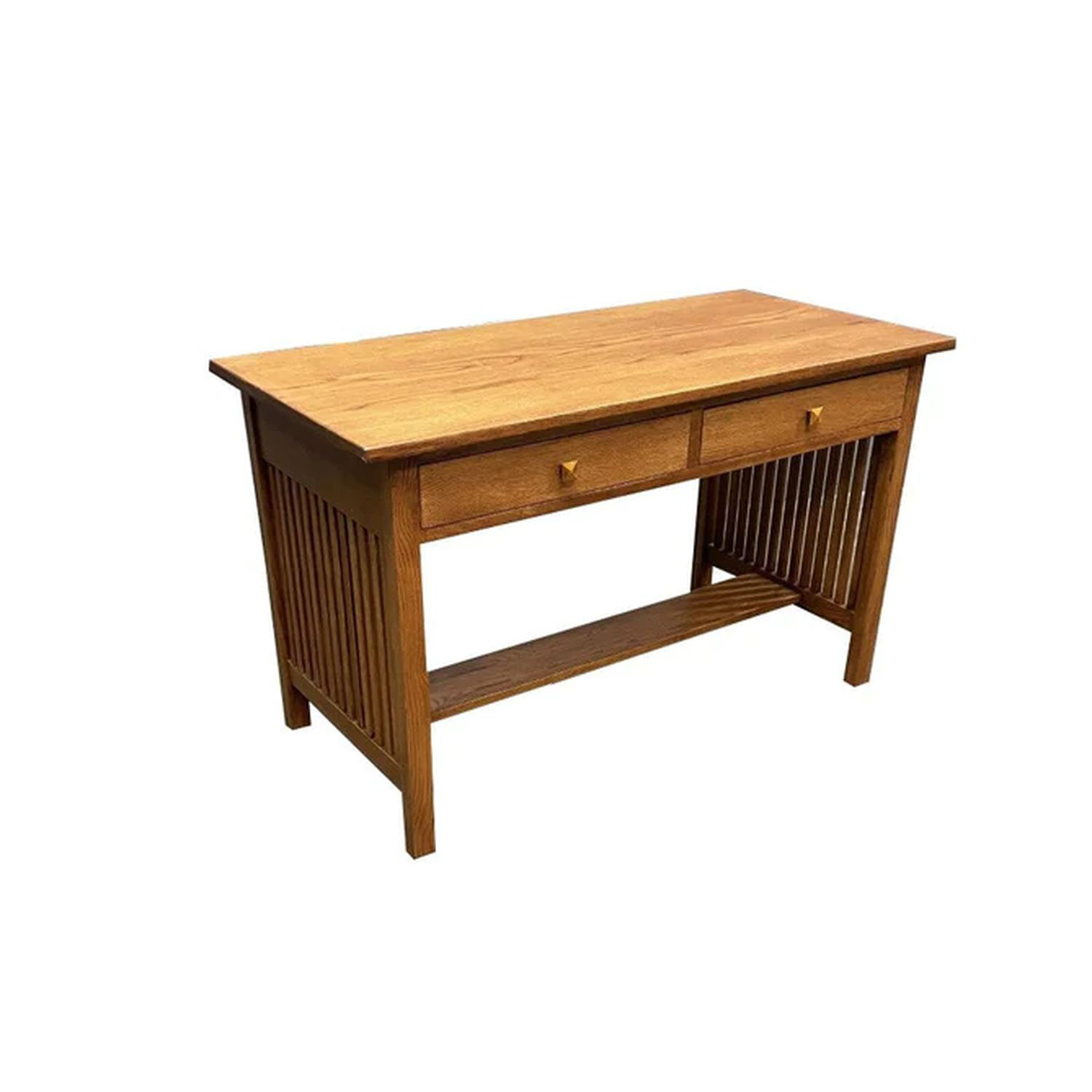 Wildon Home® Mission / Arts And Crafts Solid Oak Writing Desk - 50 Inch ...