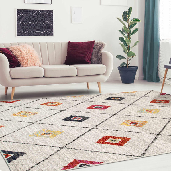 Union Rustic Embrecht Geometric Rug | Wayfair