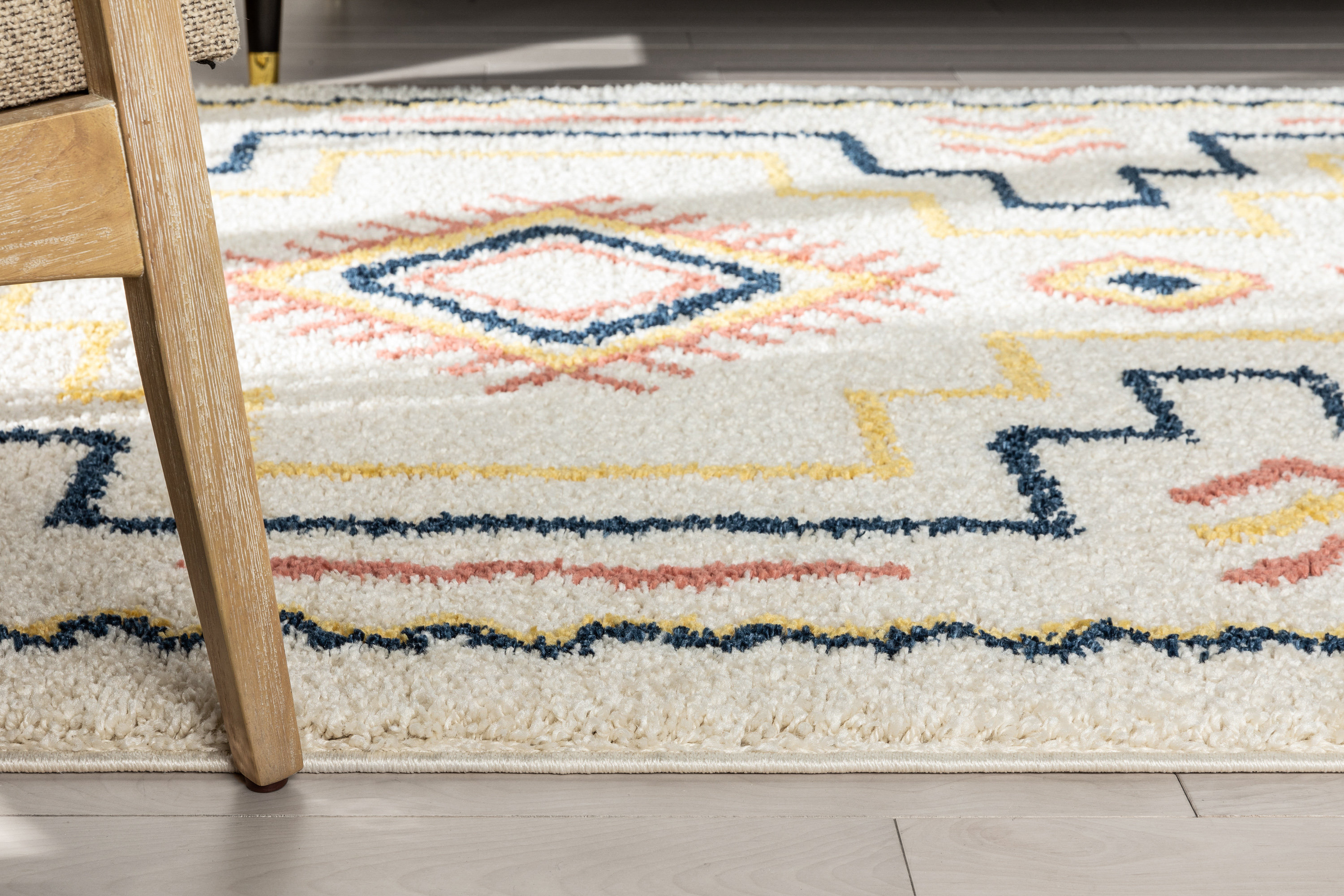 Union Rustic Marqueshia Moroccan Ivory Area Rug - Wayfair Canada