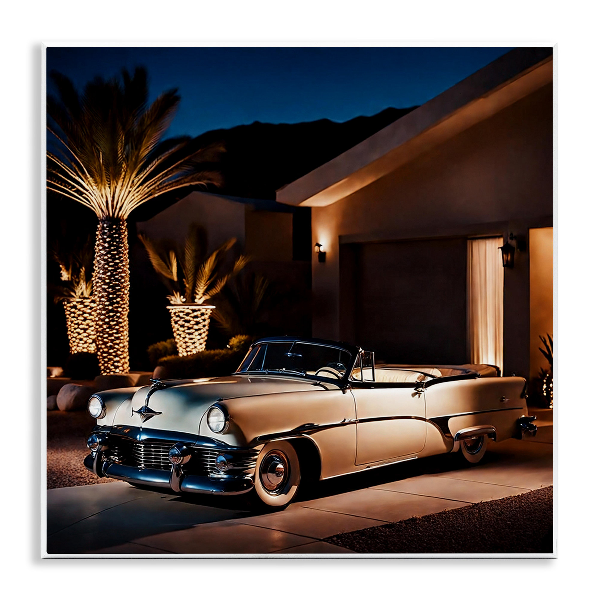 George Oliver Miami Wheels Classic Car Wall Plaque Art by Noah Bay ...