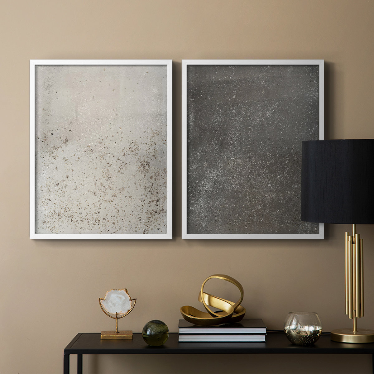 Wrought Studio™ Printed Shimmering Neutral I-Premium Framed Print ...