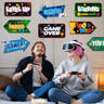 The Party Aisle Video Game Party Supplies, 20 Pcs Video Game Welcome ...