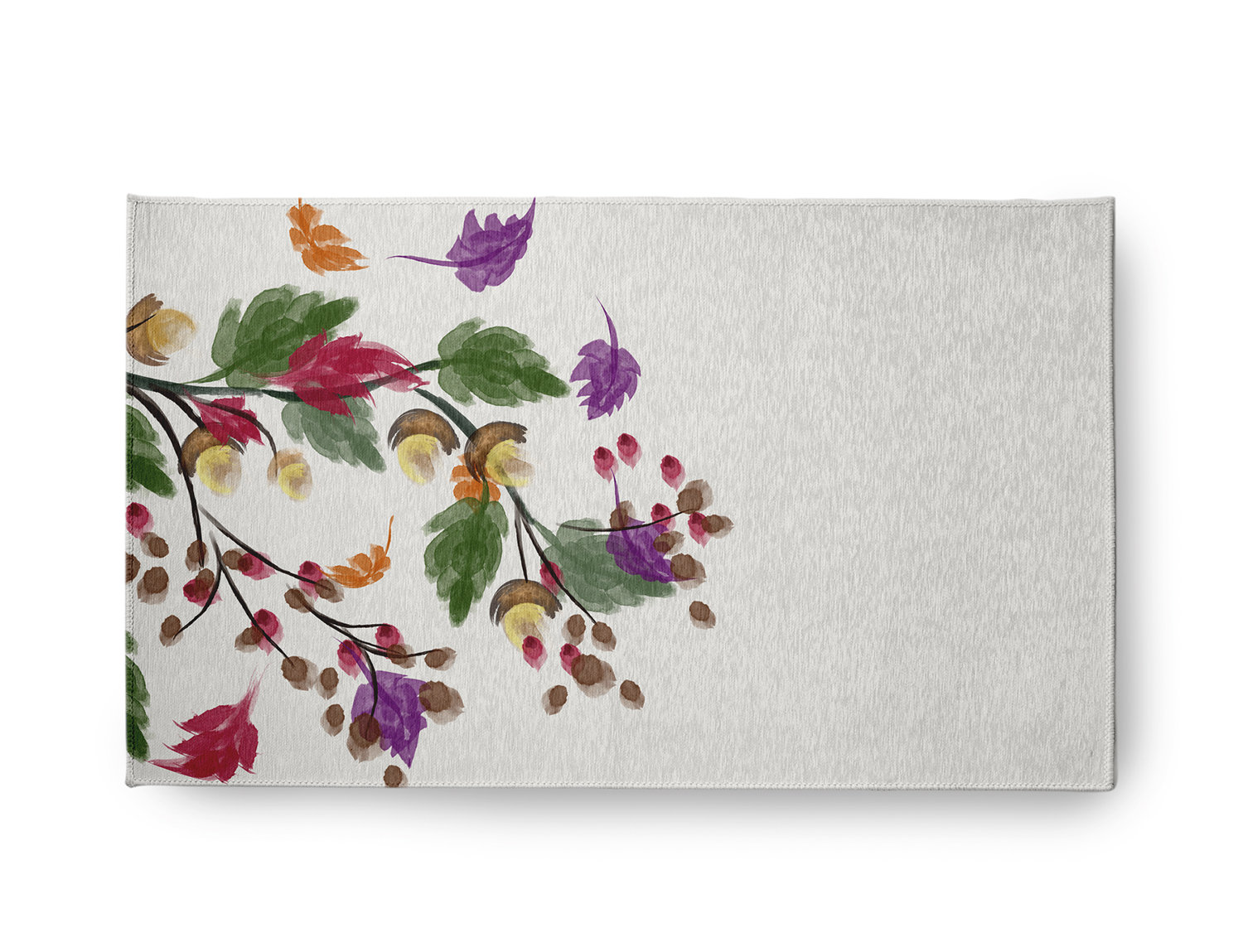 Red Barrel Studio® Floral Machine Woven Chenille Indoor / Outdoor Area ...