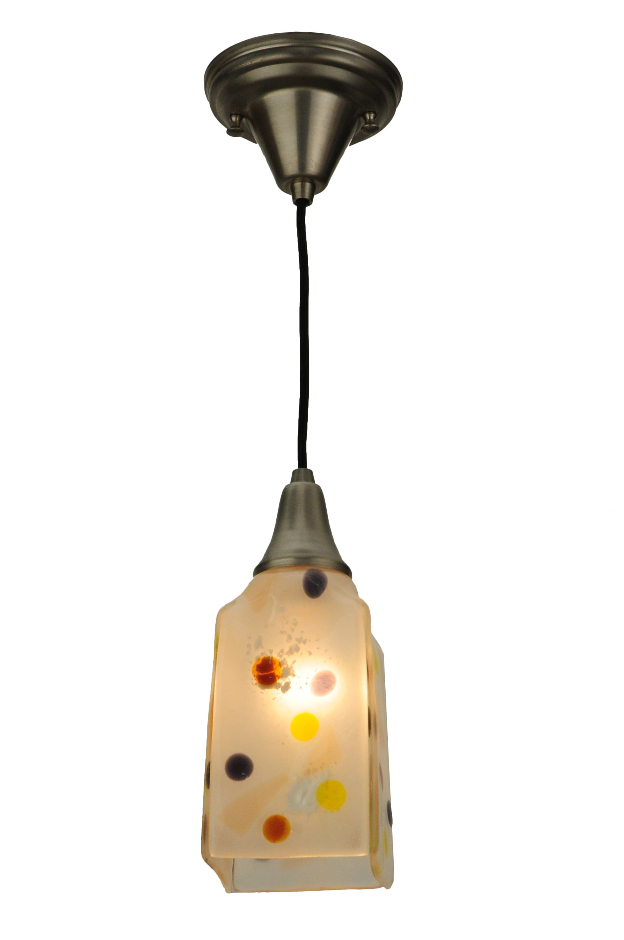 Meyda Lighting Metro Fusion Jewel 1-Light Single Rectangle Pendant ...
