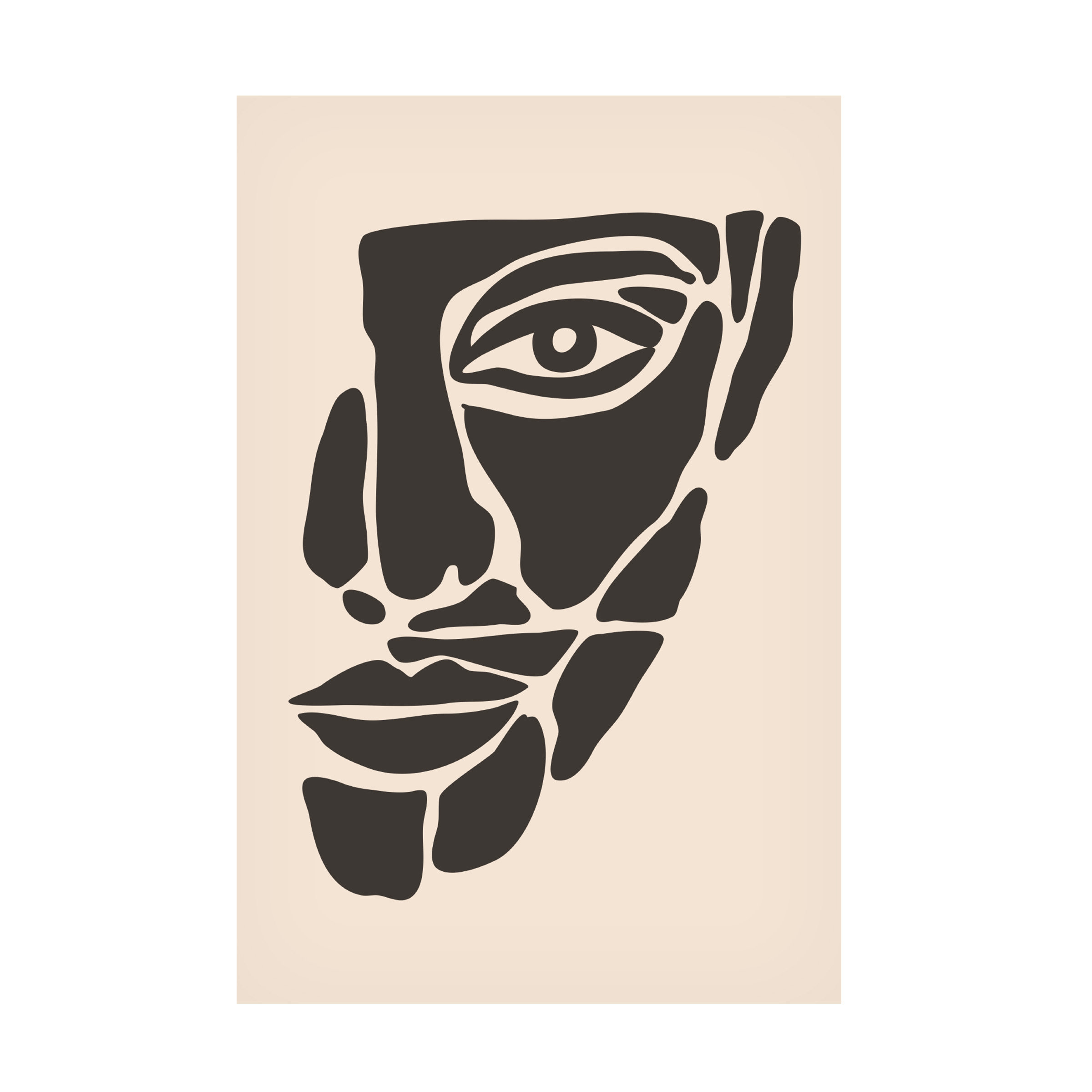 Mercer41 Abstract Face Series 2 On Canvas Print | Wayfair