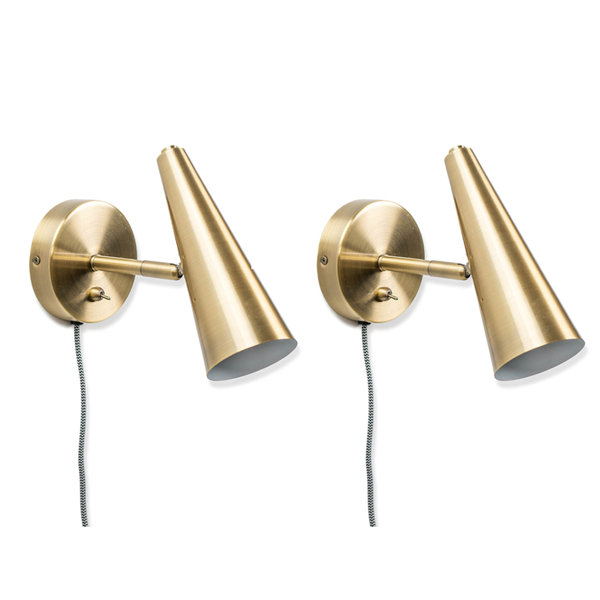 Fairmont Park Pasho Plug-in Armed Sconce | Wayfair.co.uk