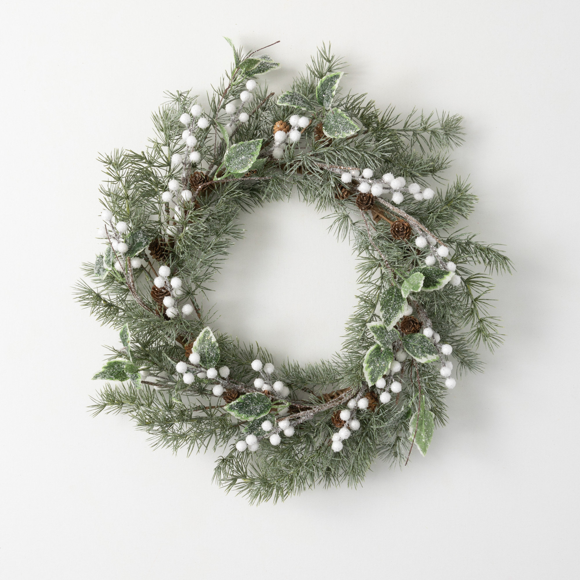The Holiday Aisle® 20" Polyvinyl Chloride (PVC) Wreath & Reviews ...