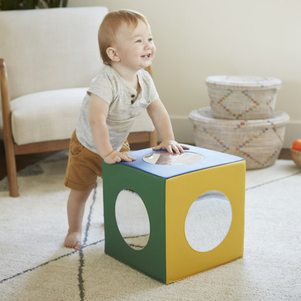 ECR4Kids SoftZone Mirror Cube, Sensory Toy & Reviews | Wayfair