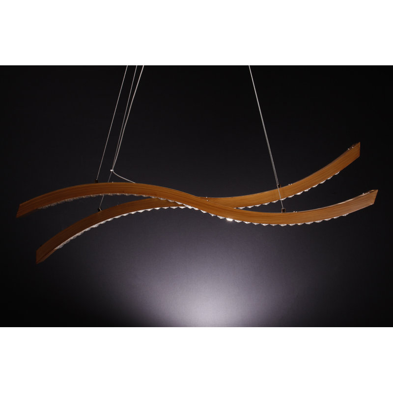 Mercer41 Lyla Unique / Statement Geometric LED Chandelier | Wayfair