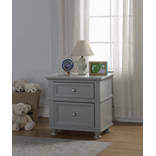 Baby Cache Vienna 2 Drawer Solid Wood Nightstand | Wayfair