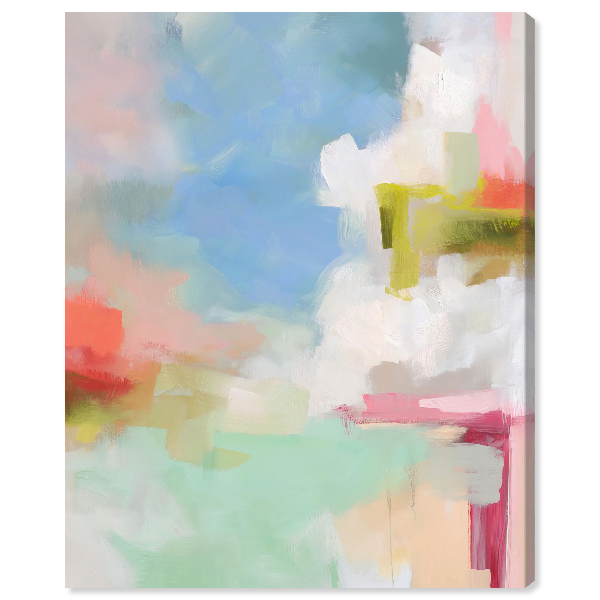 Art Remedy Roseate Hues I Canvas Print Bright Wall Decor by Art Remedy ...